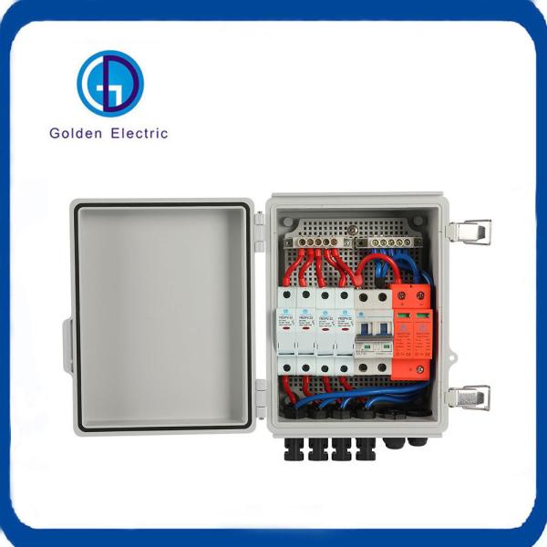 Quality Solar Energy 2 String PV Combiner Box Waterproof IP65 Streamlined Installation for sale
