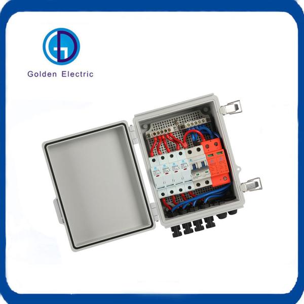 Quality Solar Energy 2 String PV Combiner Box Waterproof IP65 Streamlined Installation for sale