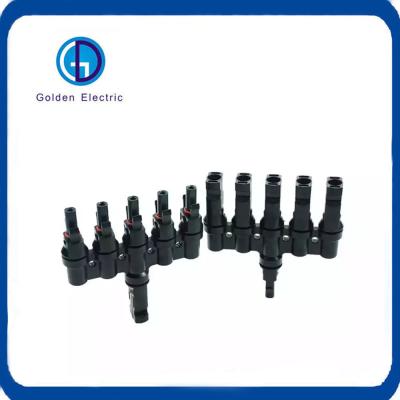 China DC Solar PV Power Connectors PV004-T5 for Solar Power System 5 in 1 Branch T Type for sale