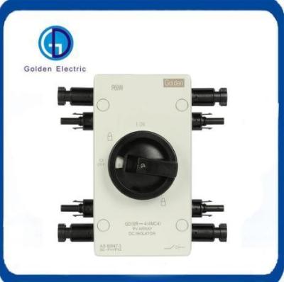 China Waterdicht DC zonne-isolatie schakelaar Grijze generator 4P transfer schakelaar Te koop