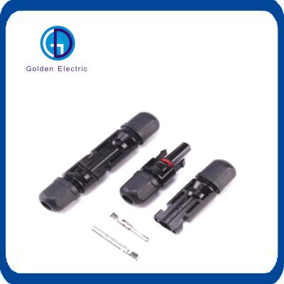 China 1000V Round MC4 DC Connector High Flexibility For Solar Panel System for sale
