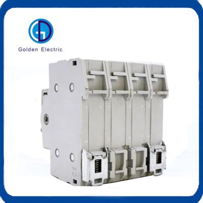 China DIN Rail Mounted Modular Manual Transfer Switch 4P 32A with Dual Output for sale