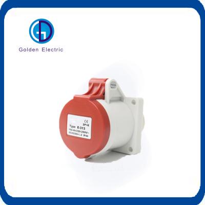 China Universal IP44 IP67 Waterproof 16AMP 3pin Multiple Power Outlet for Industrial for sale