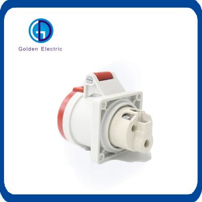 China Universal IP44 IP67 Waterproof 16AMP 3pin Multiple Power Outlet for Industrial for sale