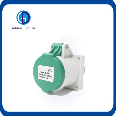 China Universal IP44 IP67 Waterproof 16AMP 3pin Multiple Power Outlet for Industrial for sale