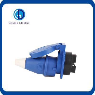 China 110V/220V/380V/415V IP44 Waterdicht Industrieel Mannelijk Vrouwelijk Connector Europese specificaties Industrieel stopcontact Te koop