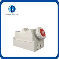 China IP44 Rainproof Industrial Electric Plug And Socket 32A Wall Mounted type for sale