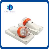 China Industrial Inverted Plug with Copper Galvanized Shell Material and IP66 Certification for sale