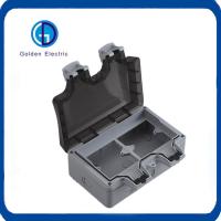 China 10A IP66 Double Socket Weatherproof Switch Socket Box for Outdoor Electrical Solutions for sale