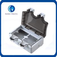 China 10A IP66 Double Socket Weatherproof Switch Socket Box for Outdoor Electrical Solutions for sale