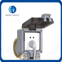 China 10A IP66 Double Socket Weatherproof Switch Socket Box for Outdoor Electrical Solutions for sale