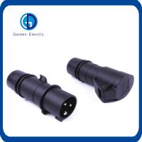 China Low Frequency Operating Frequency IP44 Industrial Plug Socket Connector Rated Current for sale