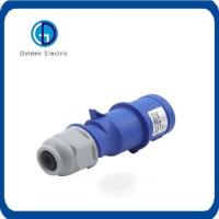 China Low Frequency Operating Frequency IP44 Industrial Plug Socket Connector Rated Current for sale