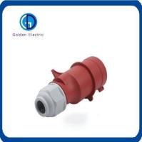 China Low Frequency Operating Frequency IP44 Industrial Plug Socket Connector Rated Current for sale