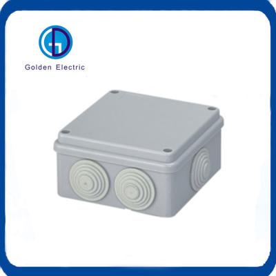 China 100mm*100mm*50mm Waterproof Junction Box ABS PVC Junction Enclosure with Mounting Plate for sale
