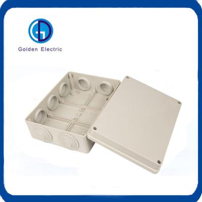 China 100mm*100mm*50mm Waterproof Junction Box ABS PVC Junction Enclosure with Mounting Plate for sale