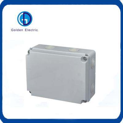 China 100mm*100mm*50mm Waterproof Junction Box ABS PVC Junction Enclosure with Mounting Plate for sale
