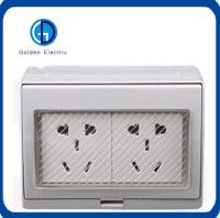 China Ordinary Socket 13A/250V 1 Gang Waterproof Wall Switch Socket for Customized Request for sale