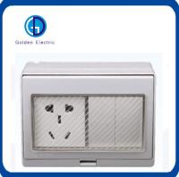 China Ordinary Socket 13A/250V 1 Gang Waterproof Wall Switch Socket for Customized Request for sale