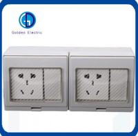 China Ordinary Socket 13A/250V 1 Gang Waterproof Wall Switch Socket for Customized Request for sale