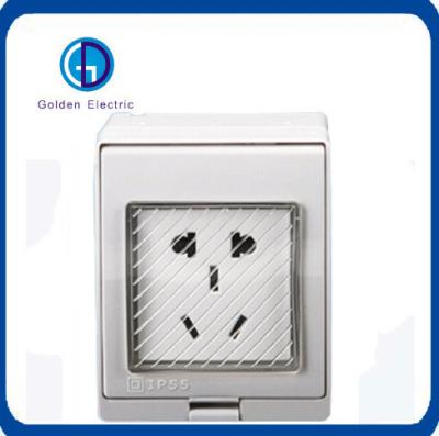 China IP55 2gang Switch 2gang Socket Waterproof Wall Switch Socket for and Durable Products for sale