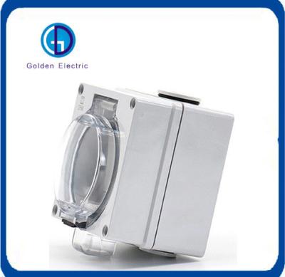 China Residential/General-Purpose 16A Waterproof French Electric Switch and Socket with Switch for sale