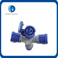 China 16A Multi Function 3-Way Plug Socket 10141 3 IP44/IP67 220V-415V 3p E 3way 32A Multi Socket for sale