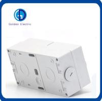 China Standard Grounding Multi-Function 2 Gang 13A IP66 Weatherproof Wall Sockets and Switch for sale