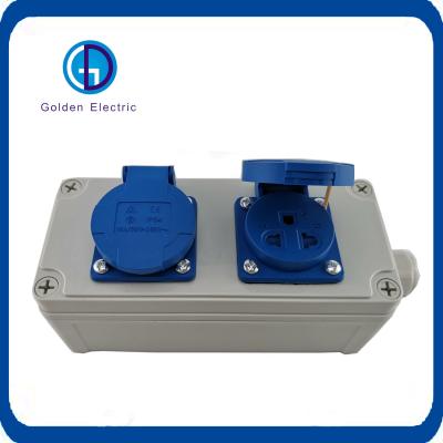 China Outdoor Waterproof Socket Industrial Socket Box Customized for Your Specifications for sale