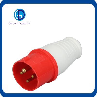 China 110V/220V/380V/415V IP44 Conector industrial à prova d'água 3 pin/4 pin com certificação CE à venda
