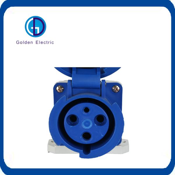 Quality Industrial IP67 3pin/4pin/5pin Industrial Surface Mounted Socket Nominal Voltage for sale