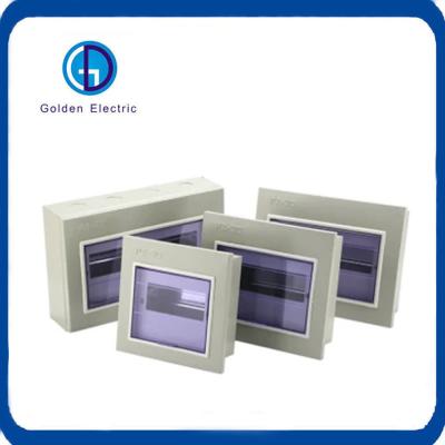 China CCC Certified Wall-Mounted Metal MCB Power Distribution Box for 6/8/10ways Capacity for sale