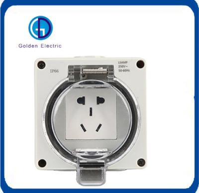 China 1 Gang Switch 2 Gang UK Socket for Outdoor Applications Durable and IP66 Weatherproof for sale