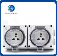 China Customizable Multi-Function 1 Gang Switch and 2 Gang Socket with IP55 Protection for sale