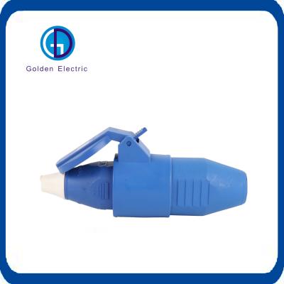 China 9h Earth Contact Position EP 3pin 16AMP 220volt Water Protect Electric Industrial Plug for sale