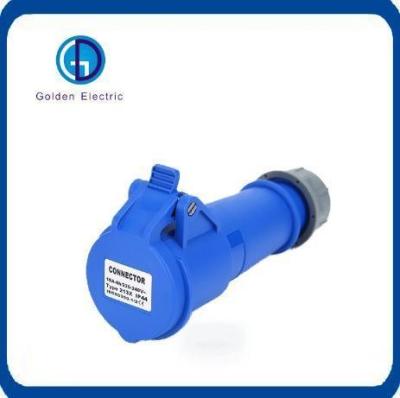 China 110V/220V/380V/415V Cee 16A/32A 3p Blue Outdoor Waterproof Plug Socket Connector for sale