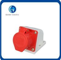 China Customized Red Plug And Socket Connectors 415V With Surface Mounted for sale