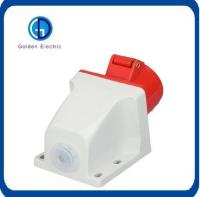 China Customized Red Plug And Socket Connectors 415V With Surface Mounted for sale