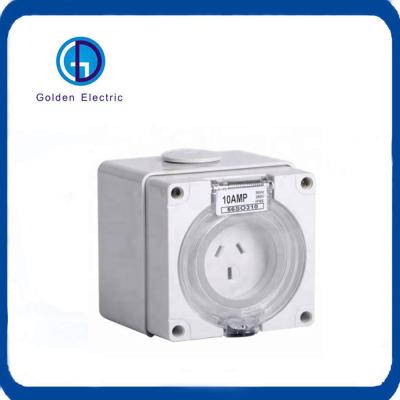 China Waterproof Industrial Combo Socket Outlet IP66 Australia Standard 10A 13A 15A CE Approved for sale
