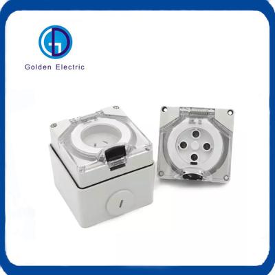 China Waterproof Industrial Combo Socket Outlet IP66 Australia Standard 10A 13A 15A CE Approved for sale