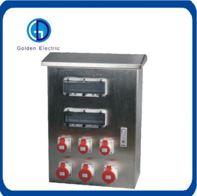 중국 16A 32A 63A 가급류 중력용용 스테인레스 스틸 전원 소켓 박스 판매용