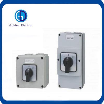 China 500V 3 Phase Square Changeover Switch IP66 Australia Standard 20A 32A 40A 63A Waterproof Industrial for sale