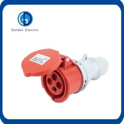 Китай Промышленный IP55 110V 32a взаимосвязанный розетка Белый Синий для питания продается