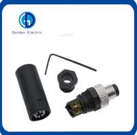 China 3pin Electric Waterproof M8 Sensor Connector Screw Threaded Coupling for sale