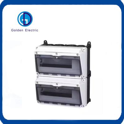 China Power Distribution Board Box IP65 Waterproof 12way 24way MCB Plastic for Power Plants for sale