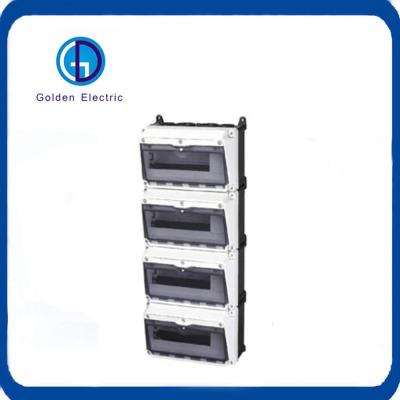 China Power Distribution Board Box IP65 Waterproof 12way 24way MCB Plastic for Power Plants for sale