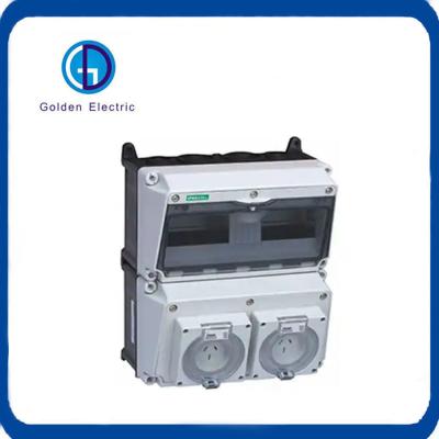 Cina ABS/PC Plastico esterno IP65 impermeabile 3p N E 4pins Industrial Outlet Socket Box in vendita
