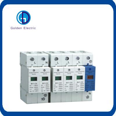 China 20kv 2p/3p 40ka Imax AC Surge Protective Device for Solar System Lightning Protection for sale