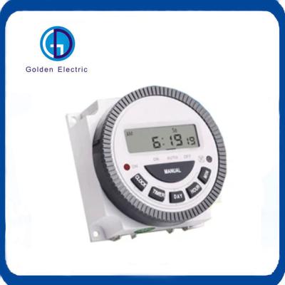 China 17 Times Switch Digital LCD Power Timer Switch for Industrial AC220V 110V 24V 12V 16A for sale