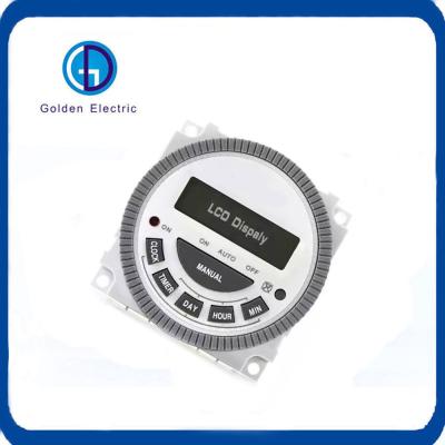 China 17 Times Switch Digital LCD Power Timer Switch for Industrial AC220V 110V 24V 12V 16A for sale